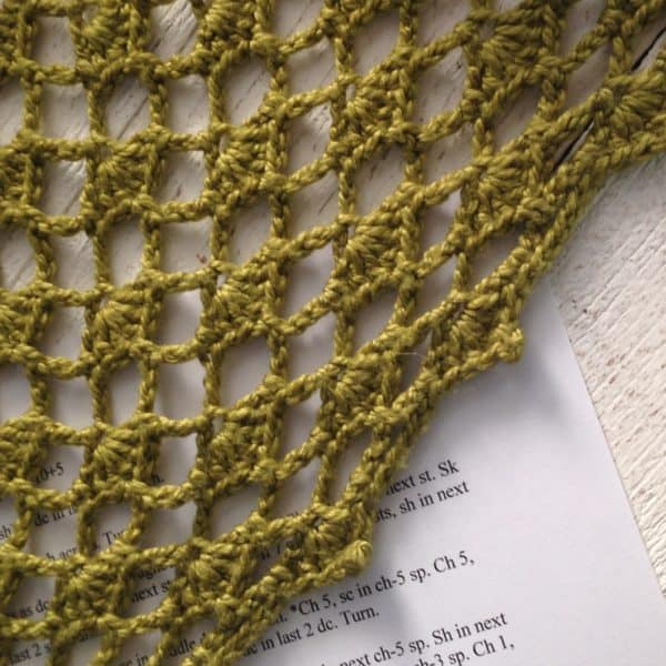 How to Crochet the Shell Trellis Stitch