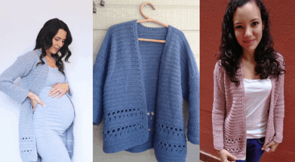 Free Simple Crochet Cardigan Pattern - Angelica Cardigan