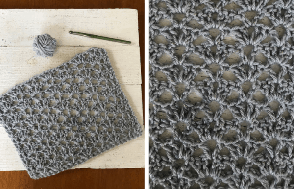 How to Crochet the Shell Trellis Stitch