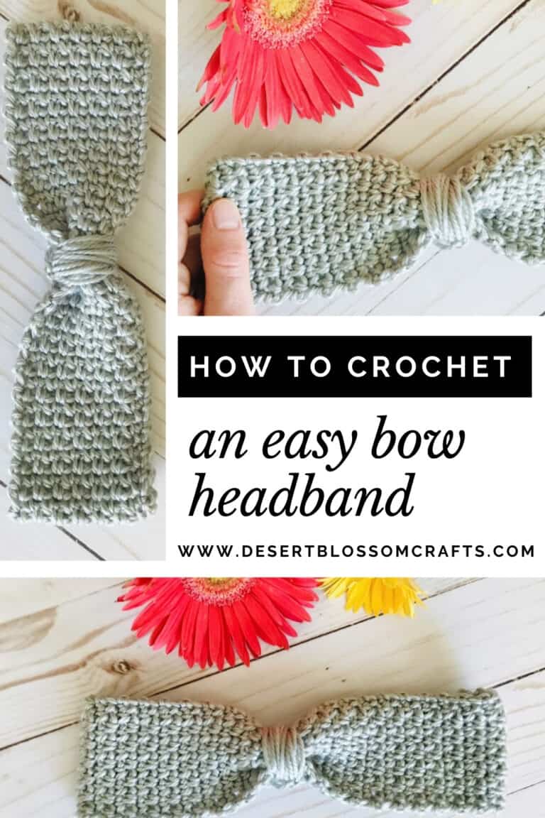 Cute Crochet Bow Headband—Free Pattern with Video Tutorial & Size Chart