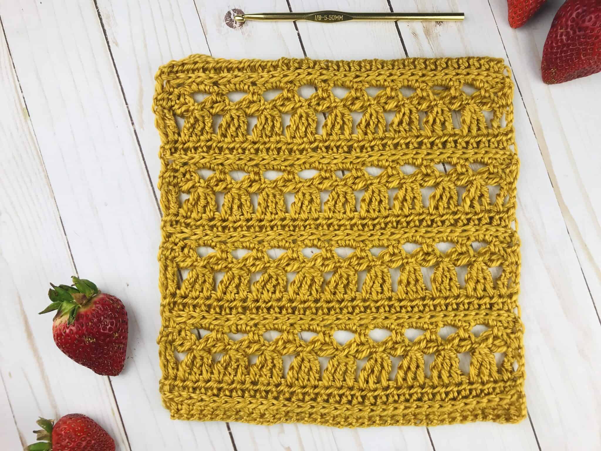 Stunning Crochet Lace Square Pattern - The Little Angel Square