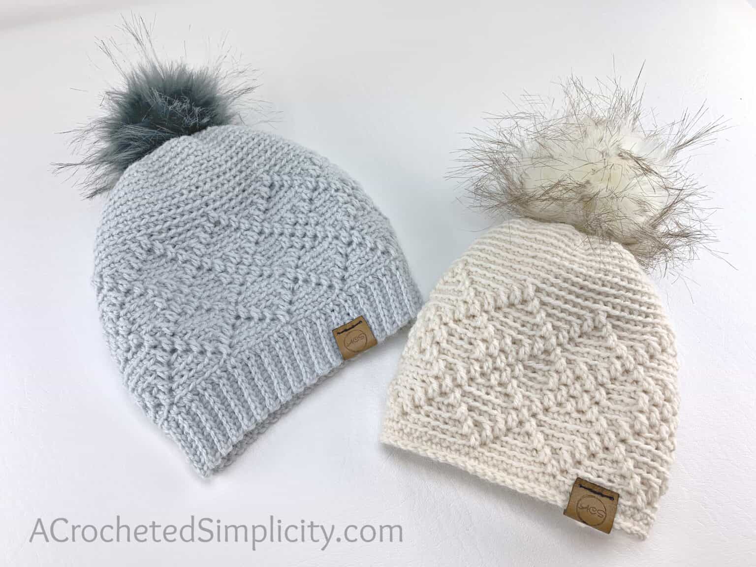 15+ Worsted Weight Yarn Crochet Hat Patterns - All Free!
