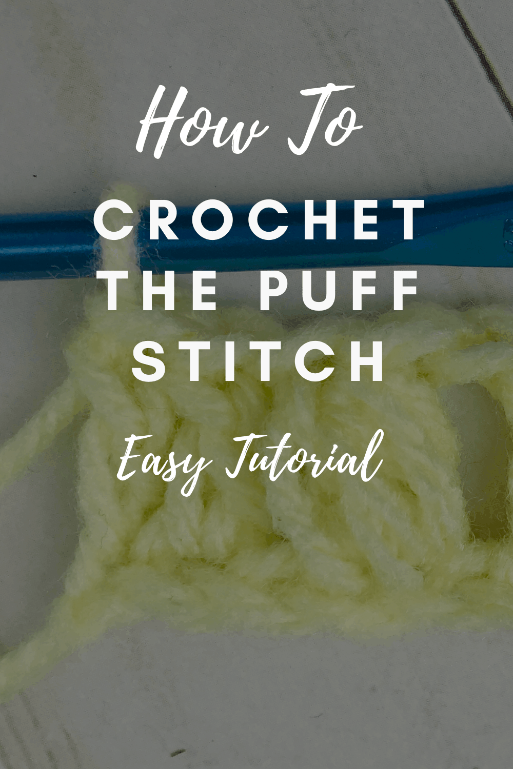How to Crochet The Puff Stitch - No Nonsense Tutorial (7 Loops)
