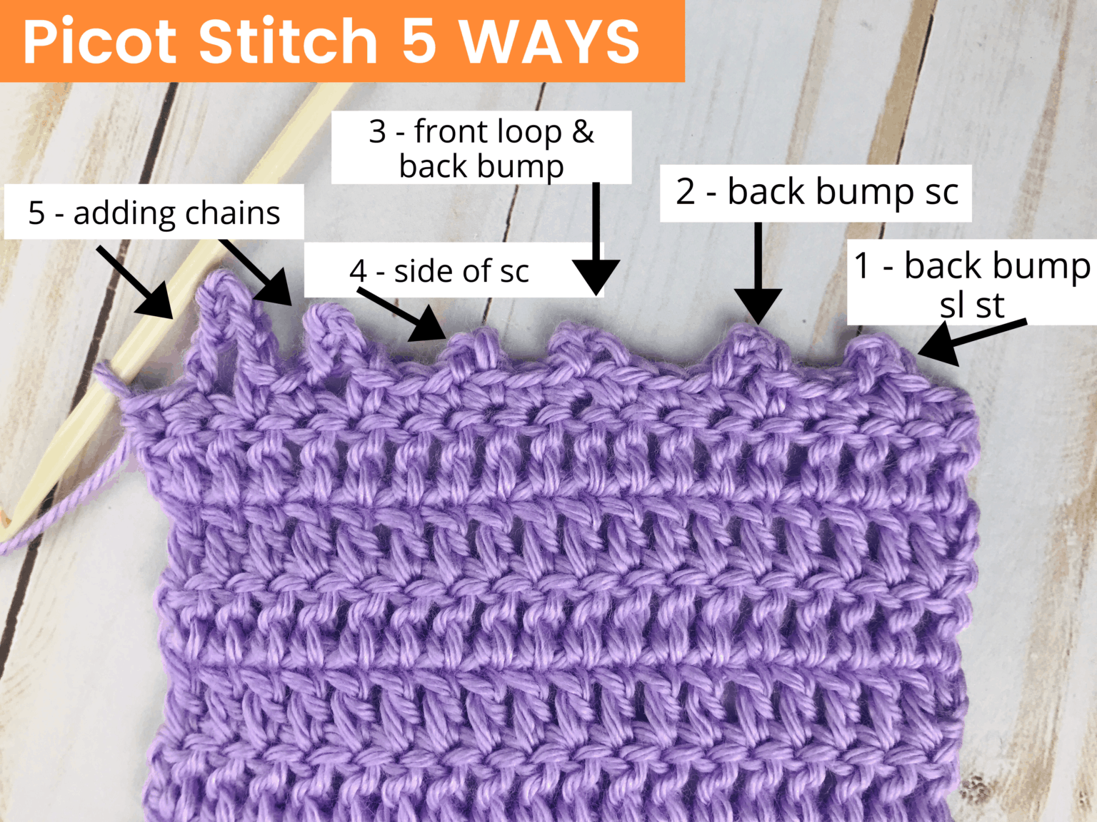 Picot Stitch Tutorial 6 WAYS (+Create Your Own Picot Borders!)