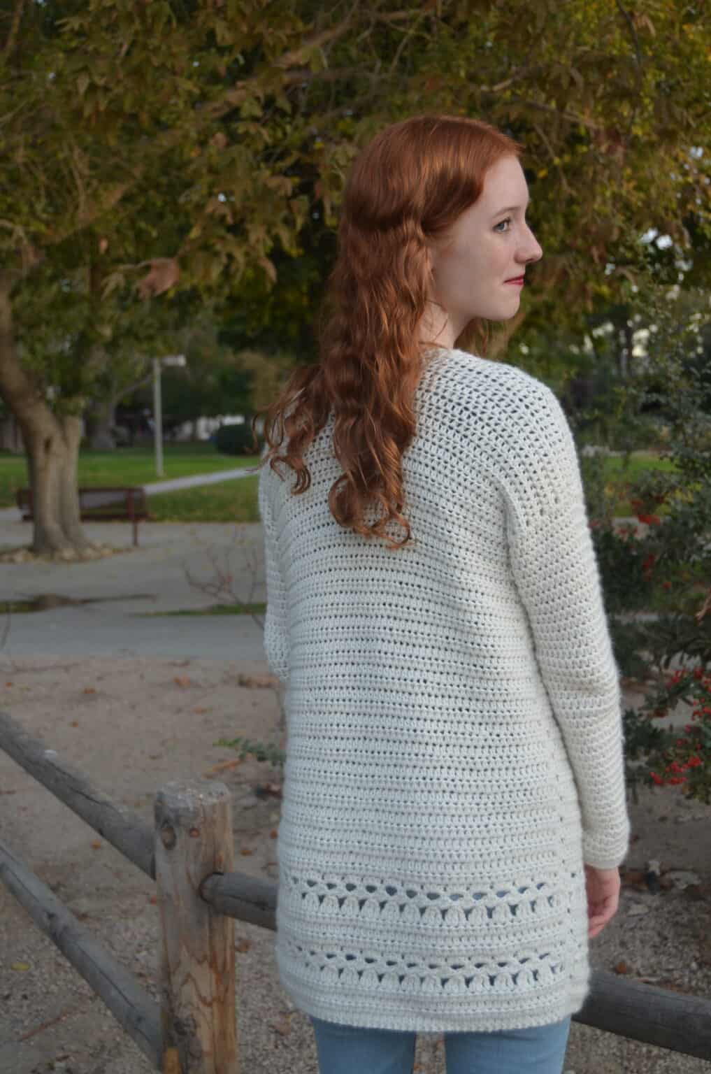 Free Simple Crochet Cardigan Pattern - Angelica Cardigan