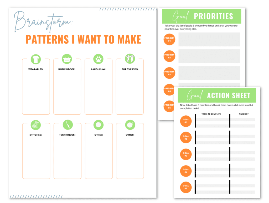 Crochet Goal Planner