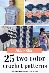 24+ Two-Color Crochet Stitches and Patterns