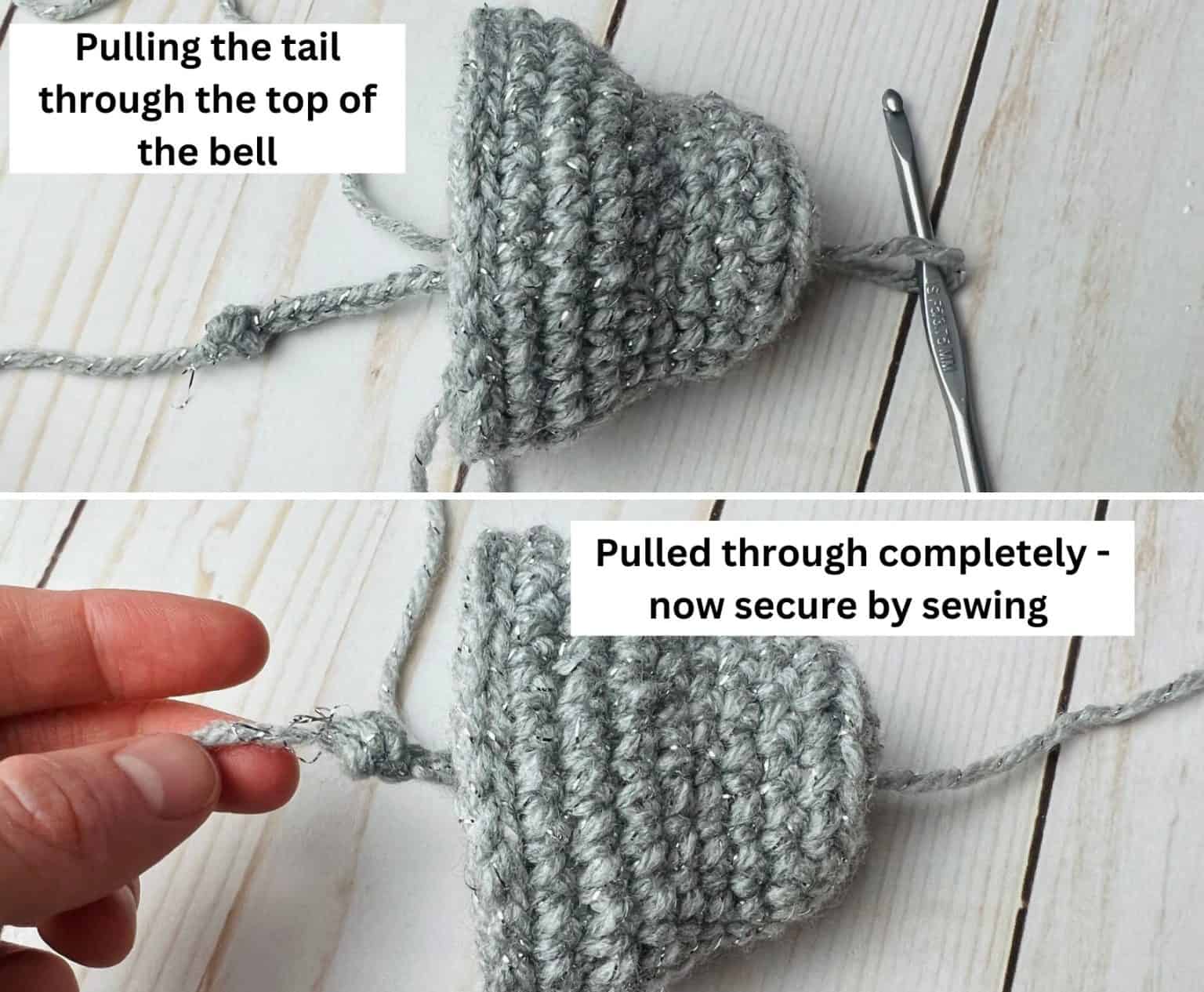 Free Crochet Bell Ornament Pattern for Christmas