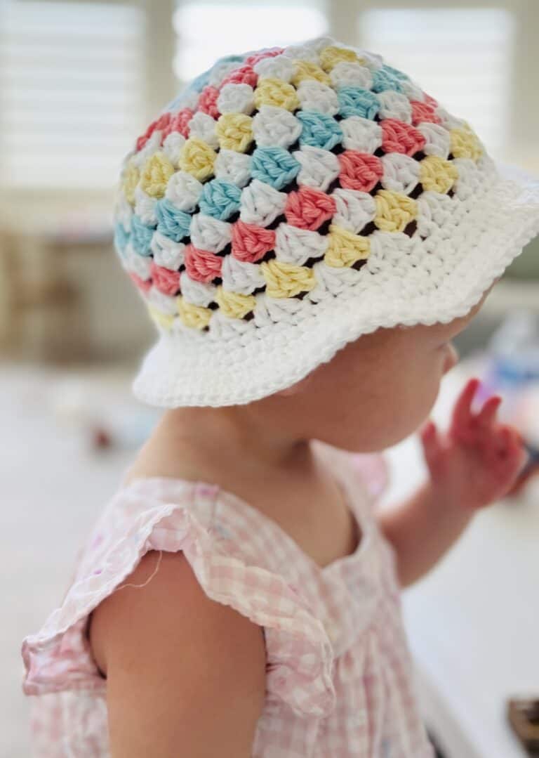 15 Cute Crochet Sun Hat Patterns for Babies & Kids
